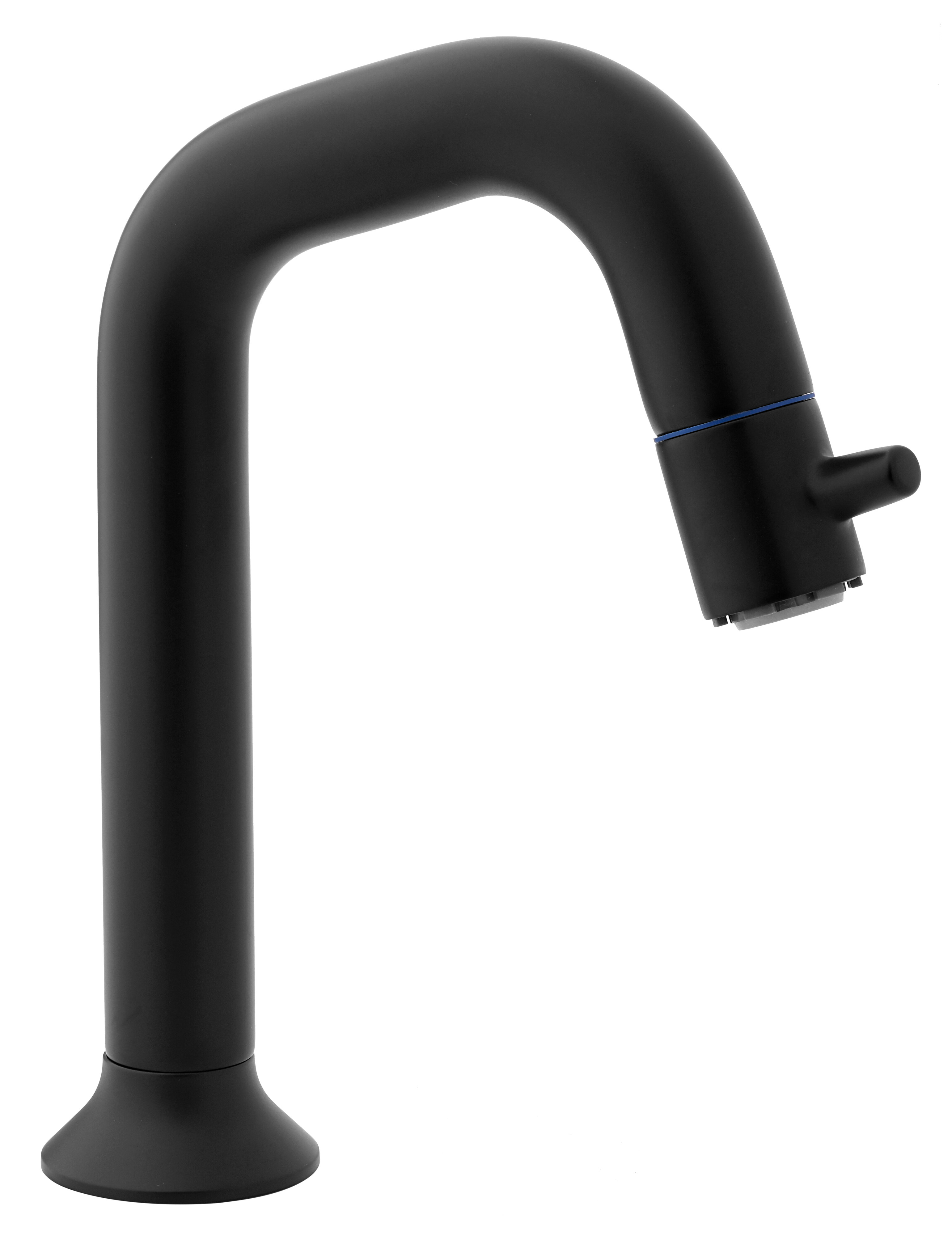 Sky Matt black Pillar tap - high [https://damixa.com]